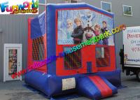 China Commercial Grade 0.55mm Disney Frozen Inflatable Bouncy Castle 4m x 4m for sale