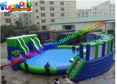 China Customizable Large Inflatable Water Park 0.9mm PVC for Adults and Kids for sale
