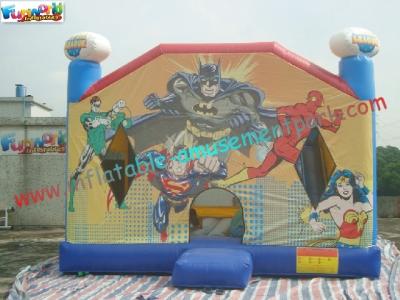 China Commercial 5 in 1 Inflatable Bouncer Slide 5.4m x 4.8m Fire Retardant PVC for sale