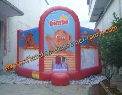 China Professional Commercial Bouncy Castle 6x6x4.5m with 0.55mm PVC Material and CE/UL Certified Blower for sale