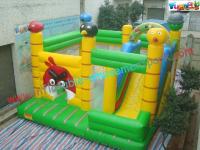 China 0.55mm PVC Inflatable Bouncer Slide Combo 5x5x5m Custom Bouncer Jumper for sale