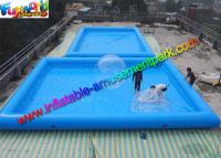 China Square Inflatable Swimming Pool / blow up inflatable family pool for sale