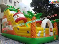China Customized 18OZ PVC Commercial Inflatable Slide 8x5x6M for Amusement Parks for sale