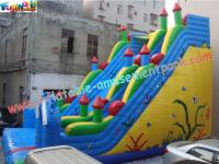 China Commercial Inflatable Giant Slide 10m x 6m x 8m Durable PVC Tarpaulin for sale