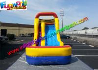China 1000D PVC Tarpaulin Mini Inflatable Water Slide 140kg 230V Commercial Grade for sale