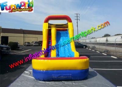 China 1000D PVC Tarpaulin Mini Inflatable Water Slide 140kg 230V Commercial Grade for sale