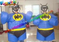 China Inflatable Sumo Suit Set with Air Mat for Adults Kids Commercial Use 1.5m for sale