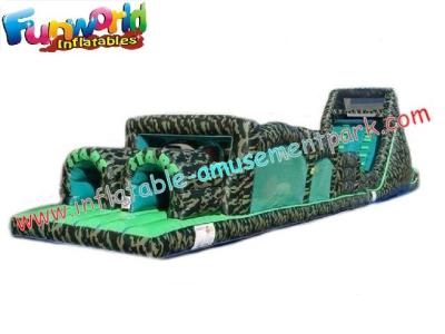China Commercial Inflatable Obstacle Course Tunnel 18m x 4m x 4.5m for Kids Party Rental for sale