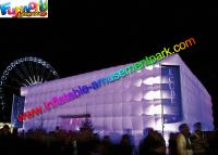 China Large Cube Inflatable Party Tent Air Building For Music Dancing for sale