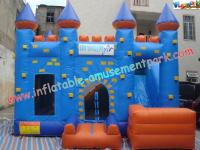 China Commercial Outdoor Inflatable Bouncy Slide 18 OZ PVC for Kids 5x5x5m 1 Year Warranty for sale