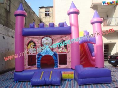 China Commercial Inflatable Bouncer Slide 5m x 5m x 5m Princess Theme for Kids for sale