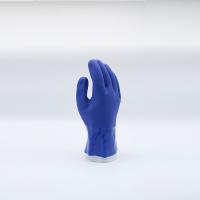 China Polyester Chemical Resistant Work Oil Resistant Hand Gloves PVC Coated for sale