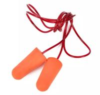 China Bullet Shape Disposable PU Foam Soft Ear Plugs 100% PVC Free for sale