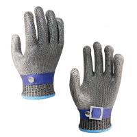 China Stainless Steel 316 A5 Metal Mesh Gloves For Cooking EN388 ANSI for sale