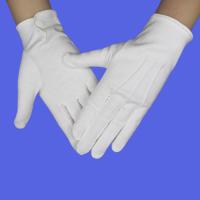 China 17cm 19cm Military Parade White Ceremonial Gloves 140g/Sqm 160g/Sqm for sale