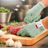China HPPE Cut Resistant Work Gloves With Grip EN388 For Gardening for sale
