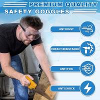 China EN 166 PC Lens Anti Fog PPE Safety Goggles 99.9% UV Protection for sale