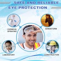 China EN 166 PC Lens Anti Fog PPE Safety Goggles 99.9% UV Protection for sale