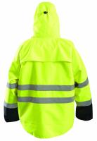 China 100% Polyester 2 In 1 Security Green Hi Vis Vest 8 Pockets 60*40*34cm for sale