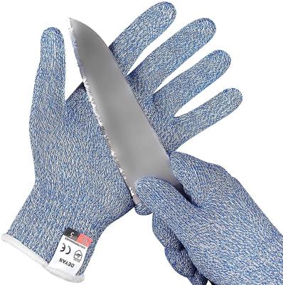 China EN388 Hypro Fiber Polyurethane Cut Resistant Gloves Construction for sale