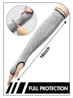 China Fishing HPPE Anti Cut Arm Heat Protection Sleeve S M L 13G for sale