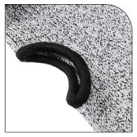China Nylon HPPE 13 Gauge Knife Proof Cut Resistant Sleeves With Thumb Hole for sale