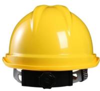 China HPPE  Abs Engineering Yellow Construction Worker Helmet 64cm for sale