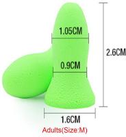 China PU Foam Reusable 30db Soft Ear Plugs With Cord Slow Rebound for sale
