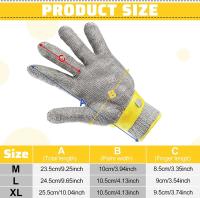 China Adjustable Cuff Cut Resistance Hand Gloves for sale