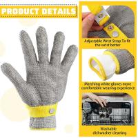 China Adjustable Cuff Cut Resistance Hand Gloves for sale