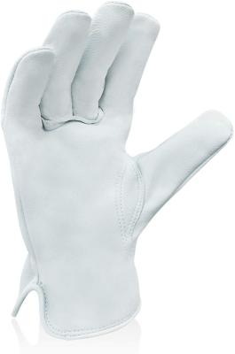 China OEM ODM Rubberized Palm Leather Work Gloves Pasted Cuff for sale