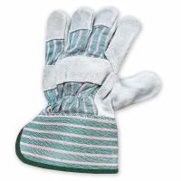 China Heavy Shoulder Rubberized Palm Leather Work Gloves 10.5'' OEM ODM for sale