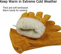 China Anti Puncture Leather Work Gloves OEM ODM for sale