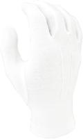 China 100% Nylon Cotton Hand White Parade Gloves 10.2 Inches for sale