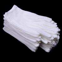 China 30% Polyester 70% White Cotton White Parade Gloves OEM for sale