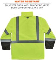 China 280GSM Polar Fleece High Visibility Safety Winter Jacket EN20471 EN1150 for sale