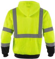 China 280GSM Polar Fleece Safety Winter Hi Vis Waterproof Jacket EN20471 for sale