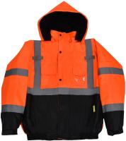 China 300D Oxford PU Hi Vis Waterproof Jacket for sale