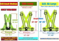 China EN ISO 20471 Motorcycle High Visibility Reflective Safety Vest 42*52cm for sale