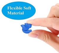 China Shooting Reusable Silicone Soft Ear Plugs For Noisy Occasion for sale