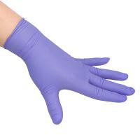 China Clinic Blue Nitrile Disposable Medical Gloves EN420 EN455 for sale