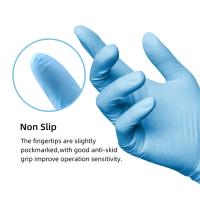 China 100% Nitrile Exam Disposable Medical Gloves Latex Free 3mil EN455 for sale