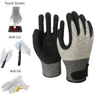 China Premium Nitrile Coated Cut Resistant Gloves for sale