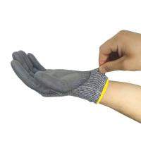 China Glass Industry Knitted Liner Cut Resistant Gloves Level 5 Ultra Resistant for sale