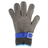 China 25CM 5 Finger Safety Metal Mesh Gloves Cut Protection for sale