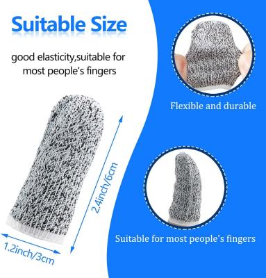 China Safety Work Sculpturing Cut Resistant 4 Finger Sleeves OEM ODM for sale