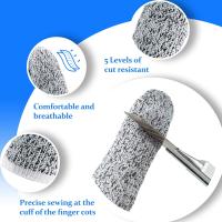 China Safety Work Sculpturing Cut Resistant 4 Finger Sleeves OEM ODM for sale