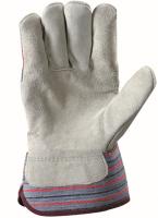 China Pasted Cuff Split Cowhide Leather Gloves 10.5 Inch for sale