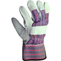 China Pasted Cuff Split Cowhide Leather Gloves 10.5 Inch for sale