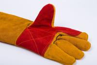 China 35cm 40cm Impact Resistant Leather Work Gloves Thornproof for sale